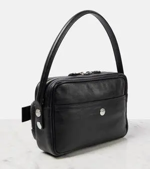 Acne Studios Leather Shoulder Bag - Black