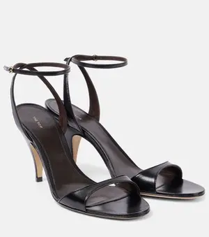 The Row Gold Tone Sandals For Women