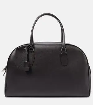 THE ROW India Large Leather Tote Bag - Brown