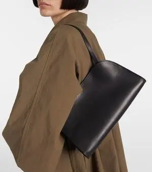 THE ROW Peggy Small Leather Shoulder Bag