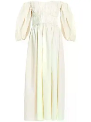 VASILIKI Ruched Maxi Dress