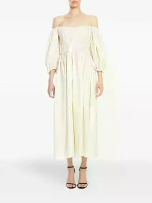 VASILIKI Ruched Maxi Dress