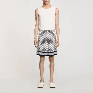 Sandro Square Cross Bermuda Shorts
