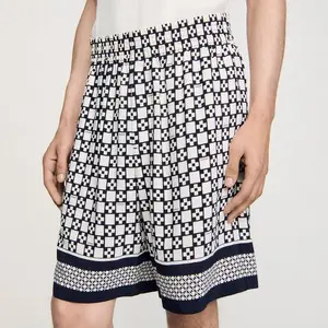 Sandro Square Cross Bermuda Shorts