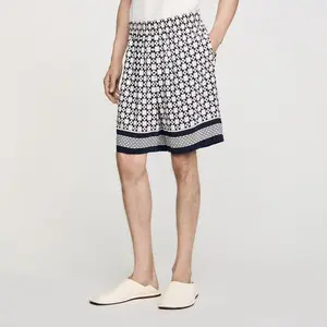 Sandro Square Cross Bermuda Shorts