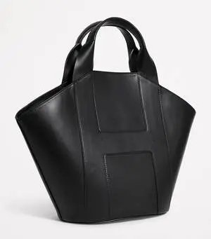 Harrods Leather H Tote Bag