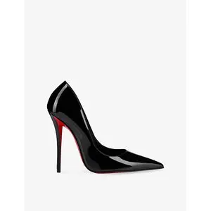 CHRISTIAN LOUBOUTIN Patent Leather Heeled Pumps - Black