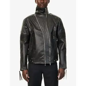 JUNTAE KIM Asymmetrical-neck Zip-up Jacket