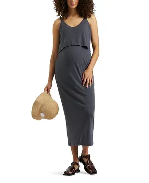 RIPE MATERNITY Kerry Nursing Dress - Grey