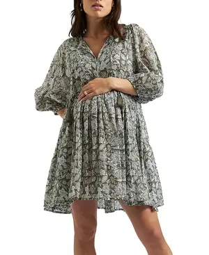 RIPE MATERNITY Cali Nursing Dress - Beige/khaki