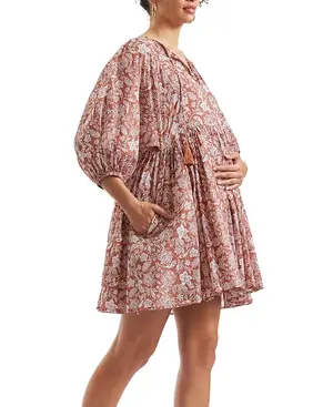 RIPE MATERNITY Cali Nursing Dress - Orange