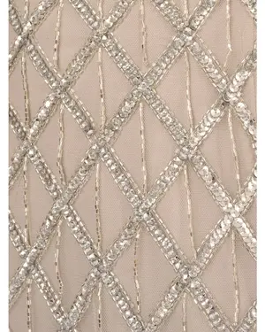 Aidan Mattox Beaded Halter Gown
