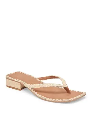 Dolce Vita Barty Thong Sandals - Light Natural