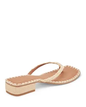 Dolce Vita Barty Thong Sandals - Light Natural