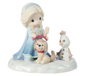 PRECIOUS MOMENTS Make Your Own Magic Disney Els A Figurine - One-color