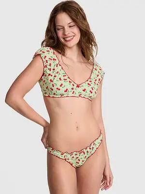 Pink By Frankies Bikinis Hudson Cheeky Bikini Bottom - Floral