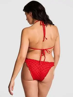 Pink By Frankies Bikinis Hudson Cheeky Bikini Bottom - Red