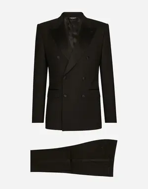 Dolce & Gabbana Three-piece Sicilia-fit Suit In Stretch Wool