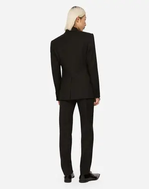 Dolce & Gabbana Three-piece Sicilia-fit Suit In Stretch Wool
