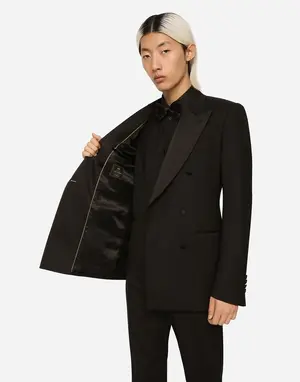 Dolce & Gabbana Three-piece Sicilia-fit Suit In Stretch Wool