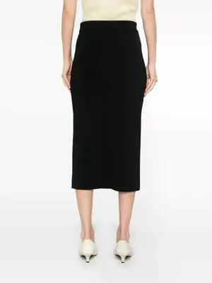 Max Mara Ribbed Midi Skirt