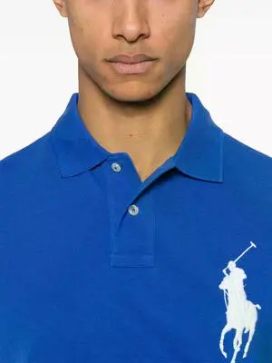 Polo Ralph Lauren Polo Pony-embroidered Polo Shirt - Blue