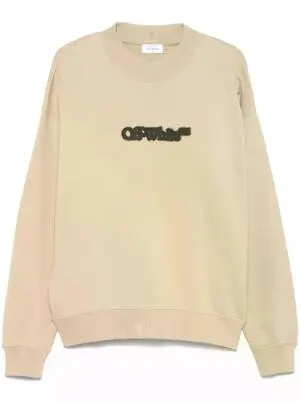 Off-White Spray Arrow Sweatshirt - Neutrals