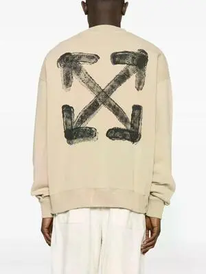 Off-White Spray Arrow Sweatshirt - Neutrals