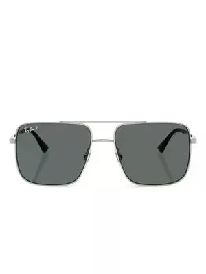 Ray-ban Ari Bio-based Rectangle Sunglasses - Silver