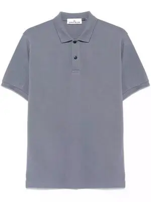 Stone Island Compass-motif Polo Shirt