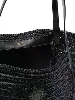TOM FORD Raffia Shoulder Bag