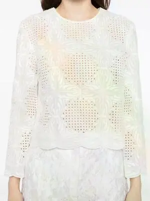 Giambattista Valli Round-neck Top