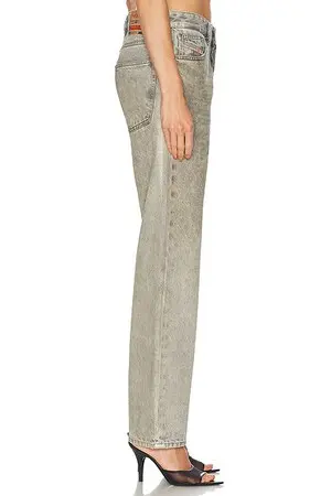 DIESEL® Mid Rise Straight Leg Jeans
