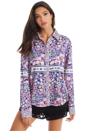 Allison Mia Print Shirt