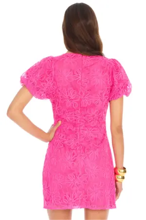 Allison Dixie Embroidered Lace Dress