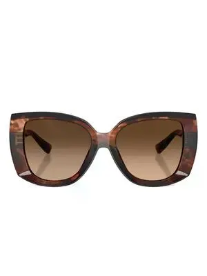 Dolce & Gabbana Oversize-frame Sunglasses - Red