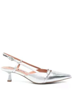 Bibi Lou Silver Tone Shoes For Women