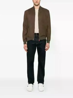 Kiton Linen Bomber Jacket