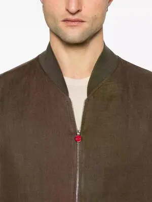 Kiton Linen Bomber Jacket