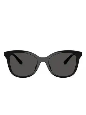 COACH® Logo-plaque Sunglasses - 500287 Black