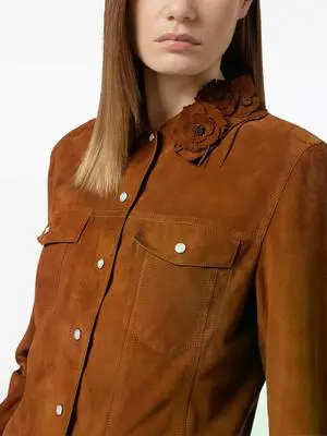 Versace Floral Suede Jacket