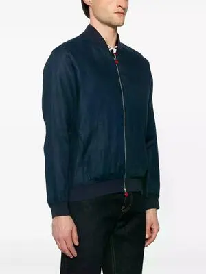 Kiton Linen Bomber Jacket