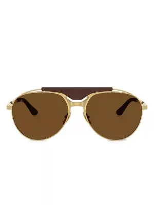 FERRARI Pilot-frame Sunglasses - Gold