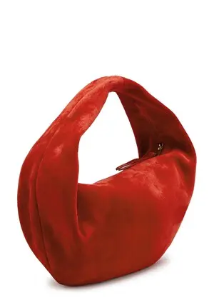 Khaite Olivia Medium Top Handle Bag - Red