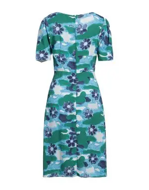 Marni Flared Floral-print Midi Dress