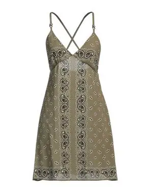 Palm Angels Mini Slip Dress - Green