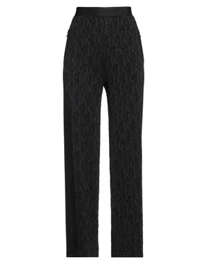 Palm Angels Wide-leg Knit Pants - Black
