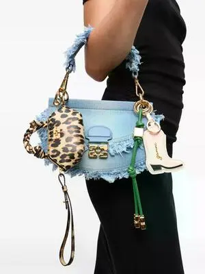 GANNI Denim Cross Body Bag