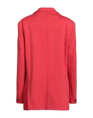 Marni Single-breasted Blazer - Tomato Red