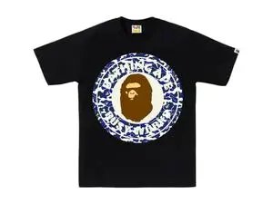A BATHING APE Big Busy Works C Tee Shirt - Black